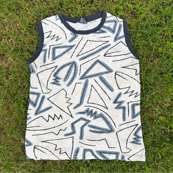 Vintage | Tops | Vintage 8s Le Tigr Single Stitch Ringer Tank Top ...